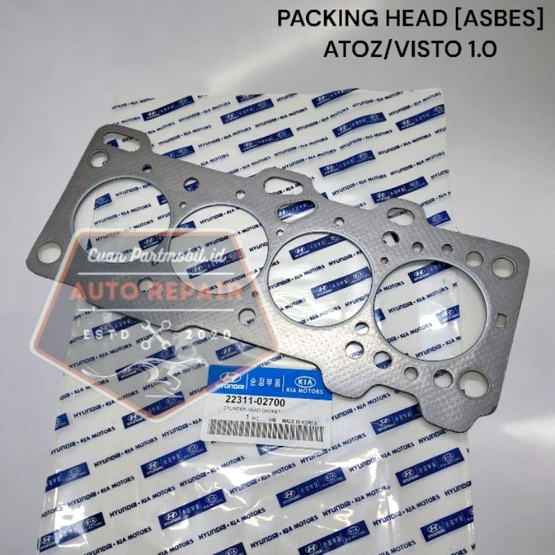 Packing HEAD GASKET CYLINDER HEAD Asbestos Graphite HYUNDAI ATOZ 1 ...