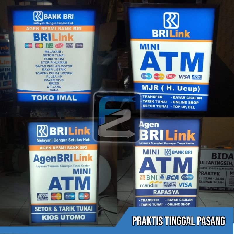 Neon BOX MINI ATM - NEON BOX 2-sided CUSTOM DESIGN | Shopee Malaysia