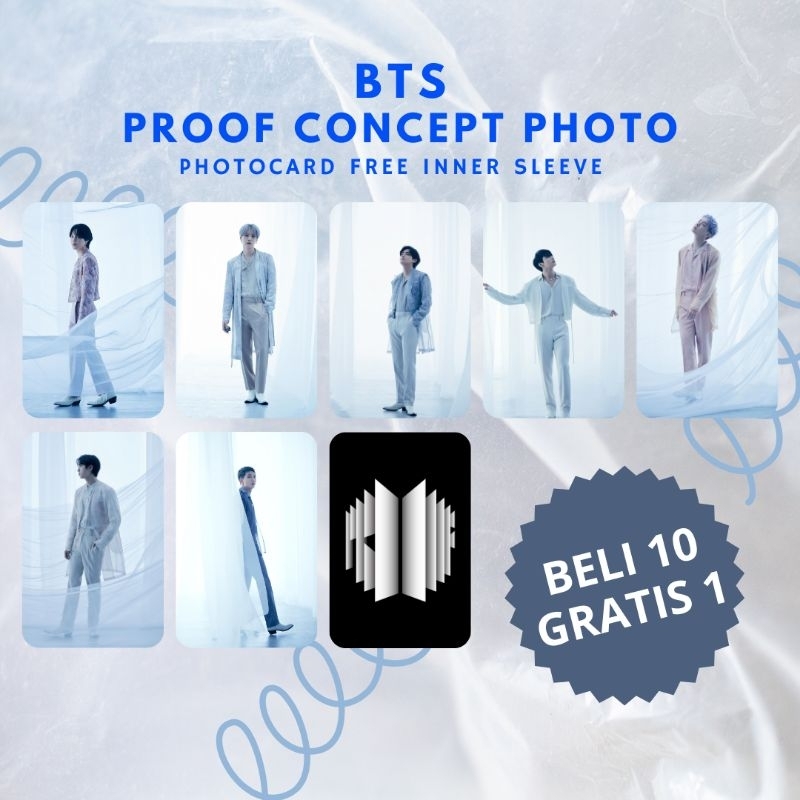 Bts PHOTOCARD PC Version BTS PROOF CONCEPT PHOTO ALL MEMBER NAMJOON ...