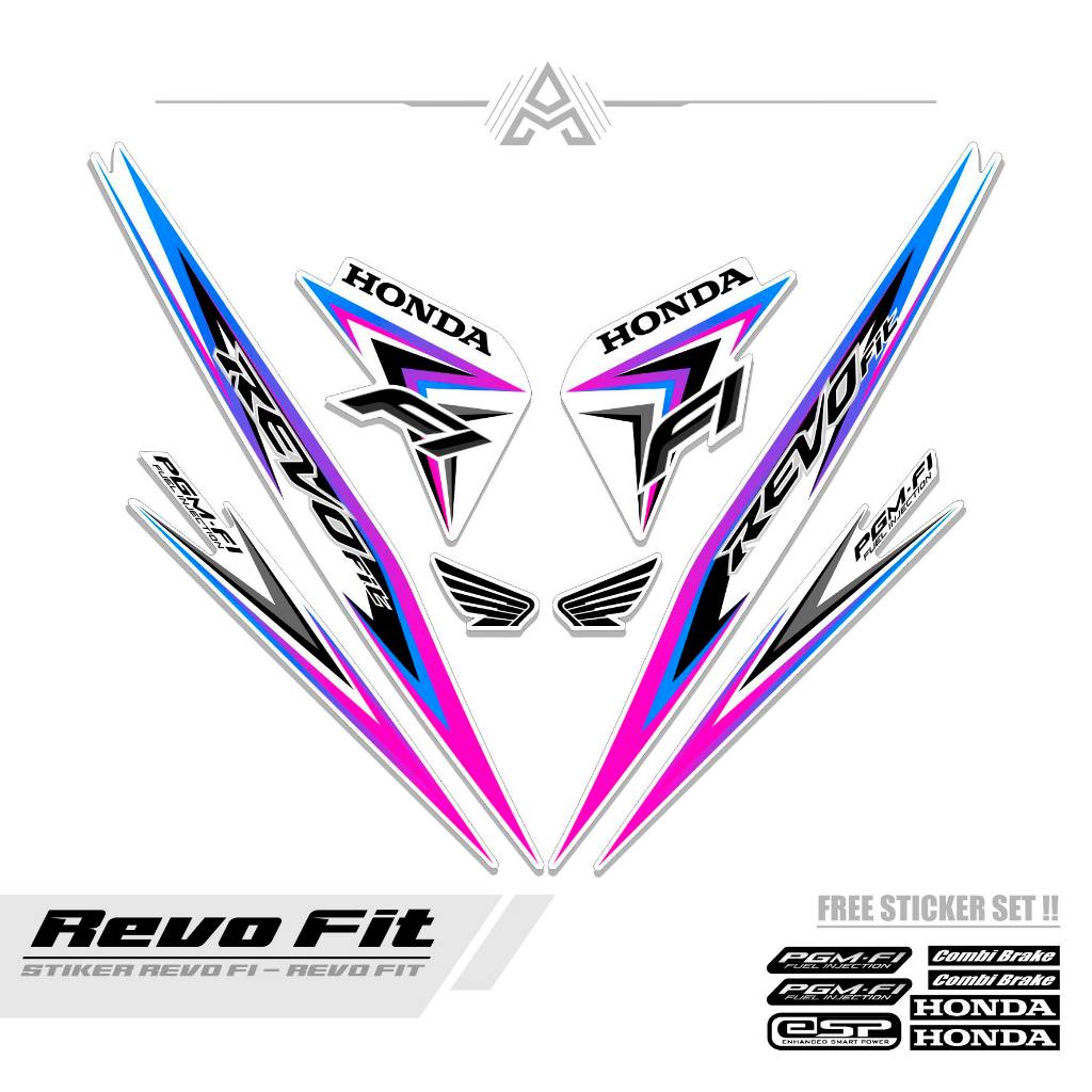 Striping REVO FI / MTF 14 / REVO FIT / STICKER REVO FI / STREPING ...