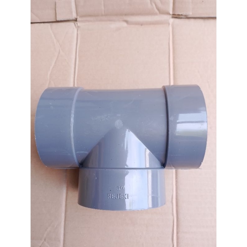 Pvc Pipe Connection TEE 3" Shock 3Inch PVC Pipe Fittings | Shopee Malaysia