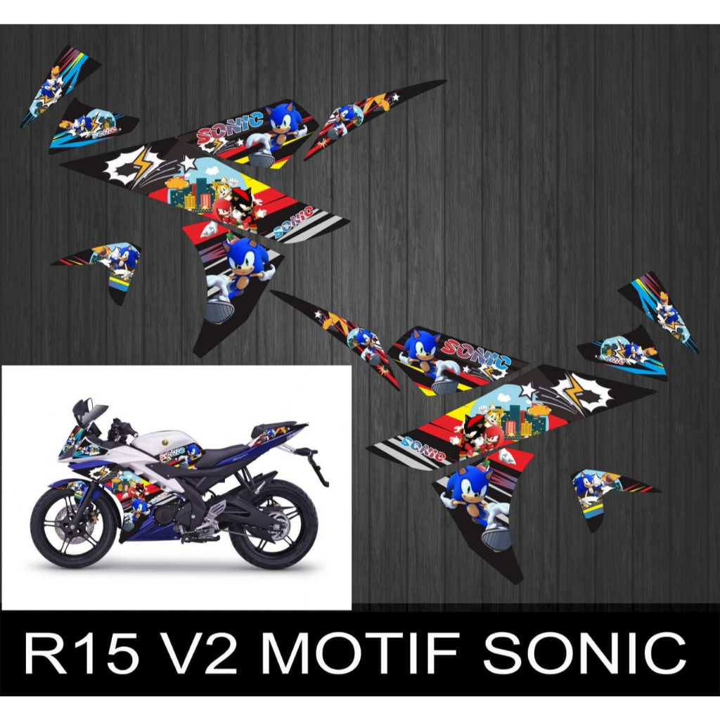 Striping STICKER LIST OF YAMAHA R15 V2 MOTORCYCLE VARIATIONS GRAPHICS ...