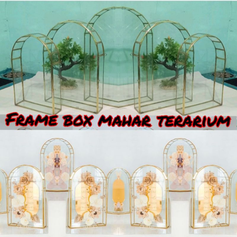 Dome DOWRY FRAME / ANTIQ SICKLE FRAME / TERRARIUM DOWRY FRAME / WEDDING ...