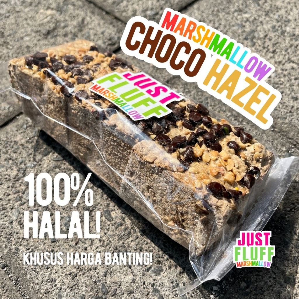 Marshmallow Choco Hazel JustFluff [HALAL] [3Box] Gourmet Marshmallow ...