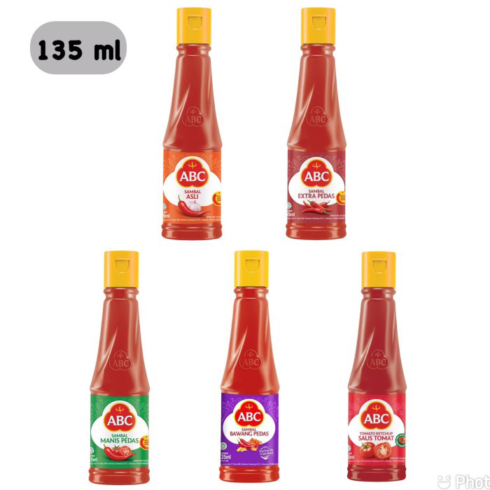 Abc original chili sauce / fried onions / extra spicy / spicy extreme ...