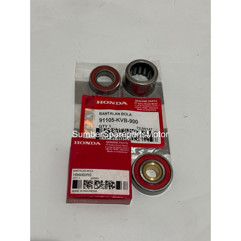 Pully Bearing Package+CVT Brass Bearing Honda Beat Vario Carburetor Beat Fi Vario Fi Vario 125 ...