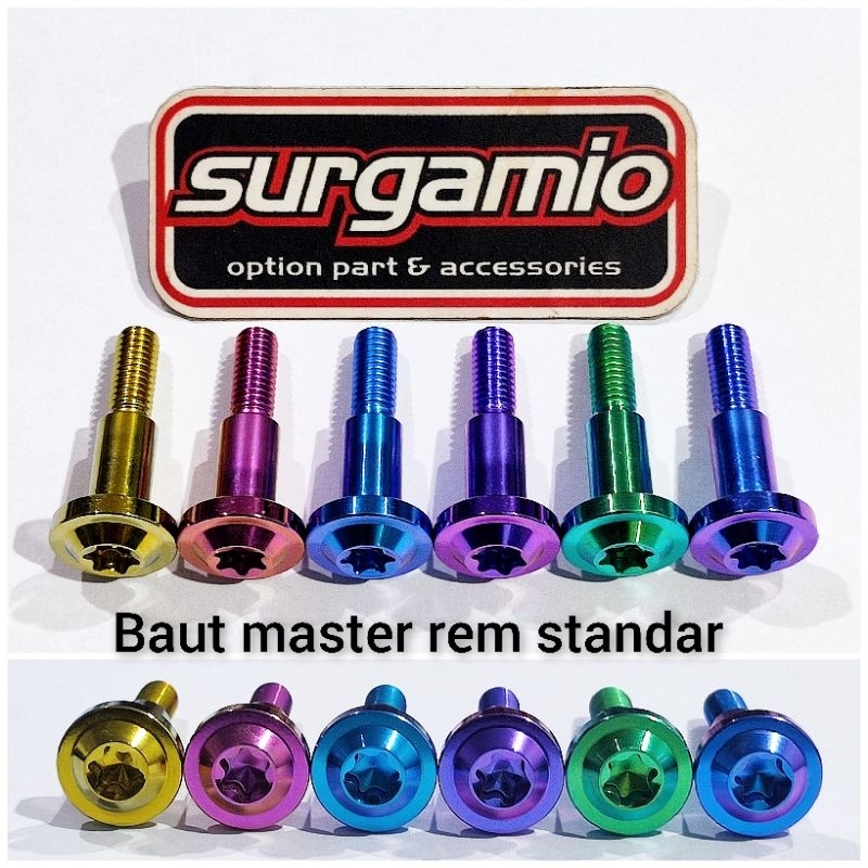Standard Brake master titanium Bolts Vietnam Grade 5 titanium master ...