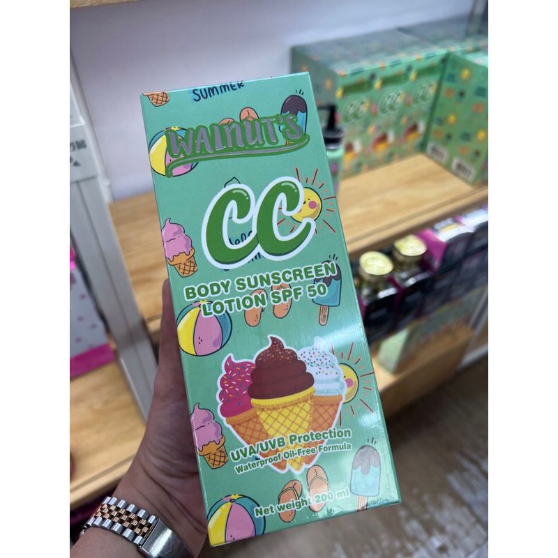 Walnut CC body sunscreen lotion SPF 50 PA+++/ 100% original Thailand ...