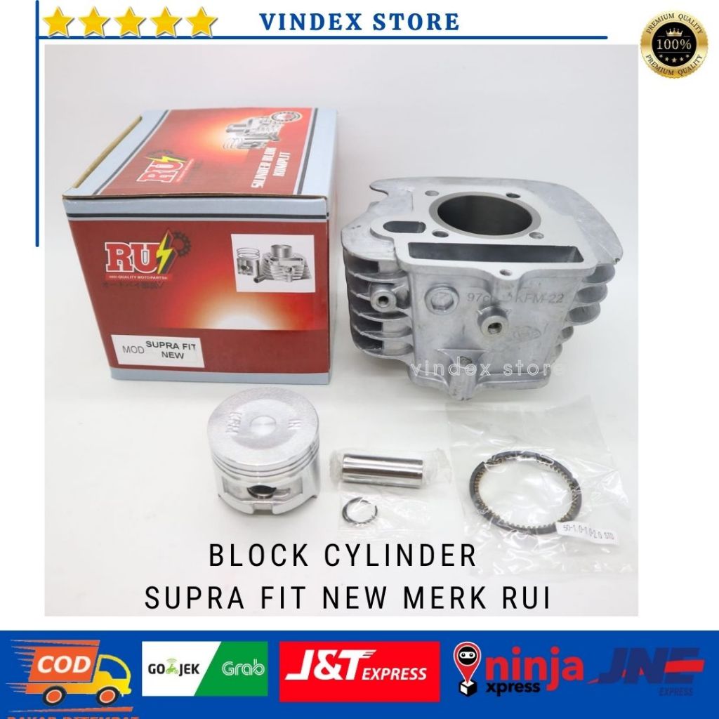 Block PISTON BORING BLOCK CYLINDER SET PISTON KIT SUPRA FIT NEW SUPRA ...