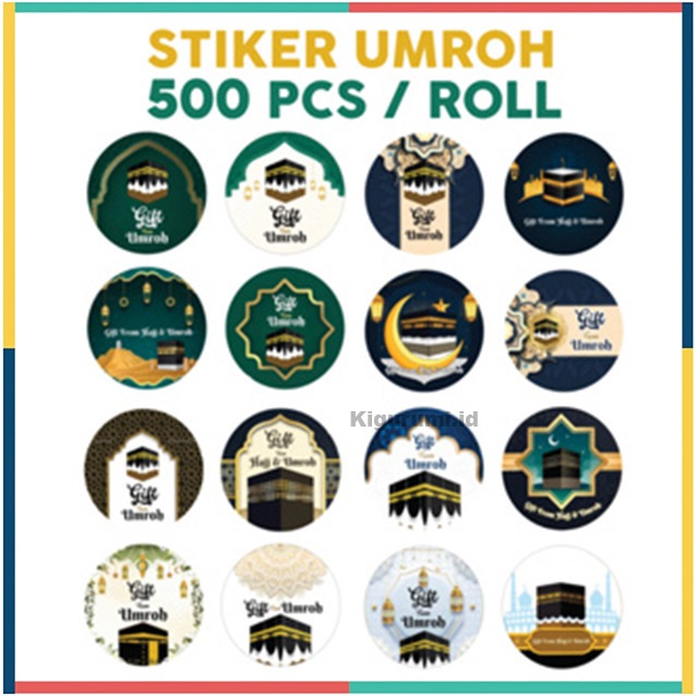 Sticker 500pcs Umrah Sticker Hajj Label Gift From By Souvenir ST001 ...