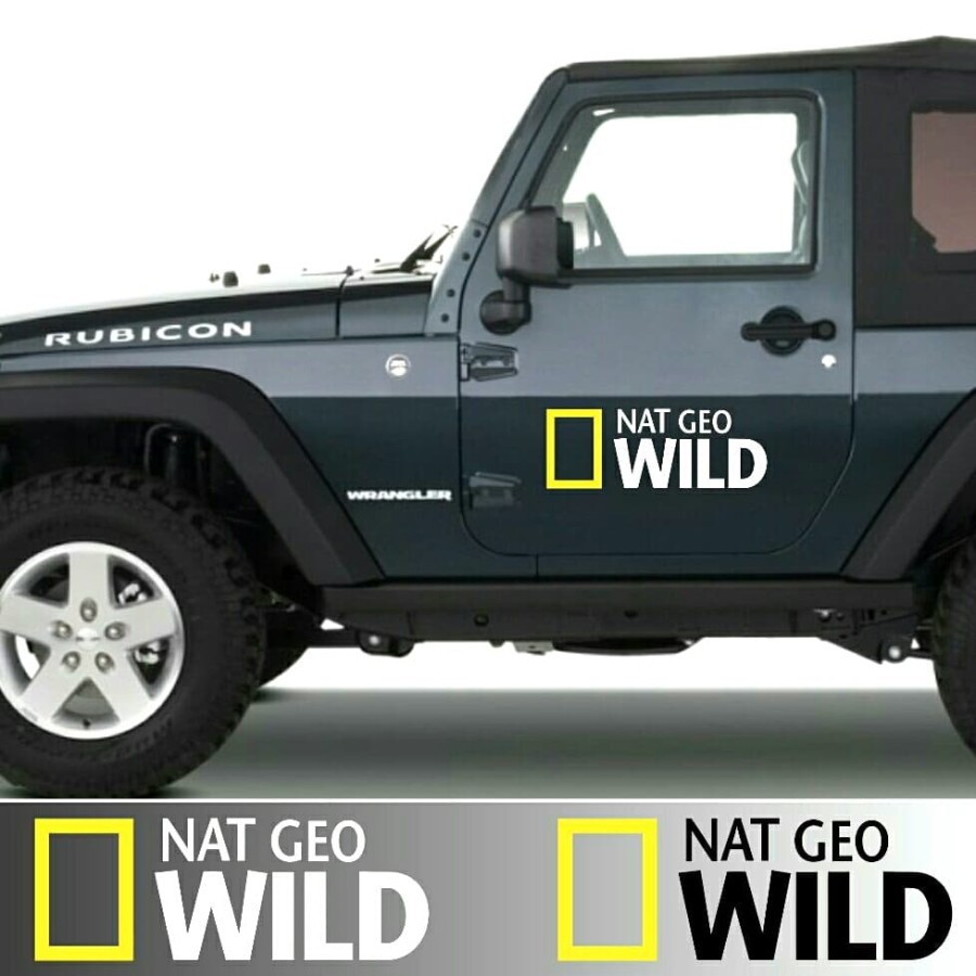 Sindeh graphic cutting sticker National Geographic car / Nat Geo Wild ...