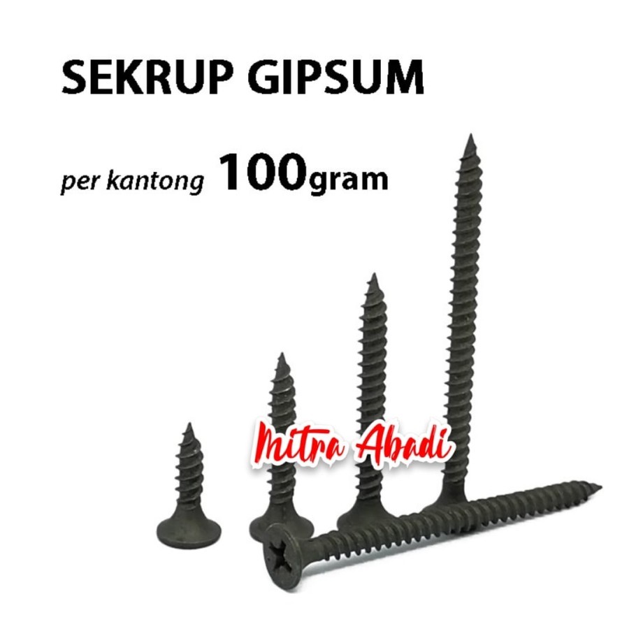 Gypsum Screws / Drywall Screw per 100 grams | Shopee Malaysia