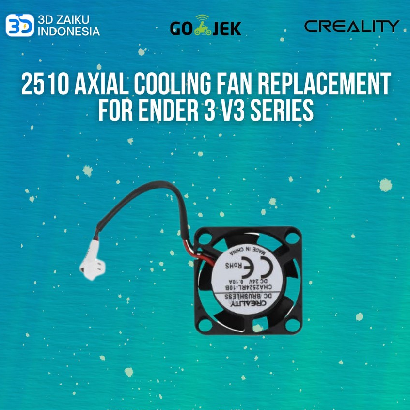 Creality Ender 3v3 Series 3D Printer 2510 Axial Cooling Fan Replacement ...