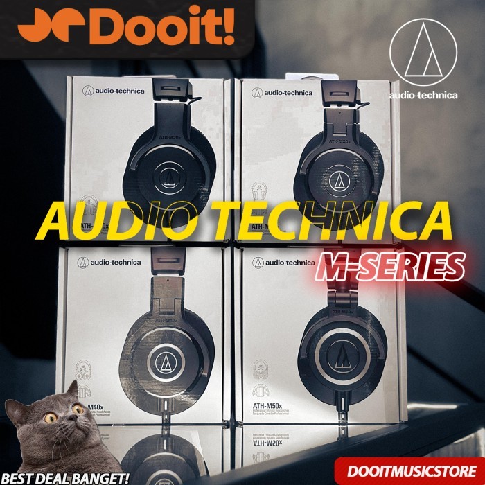 Audio Technica ATH M50X M40X M30X M20X M Series Professional Monitor ...