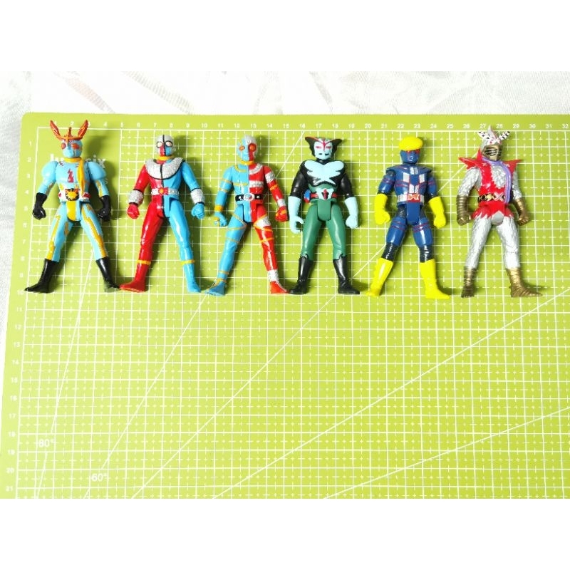 Toei Tokusatsu Hero Action Figure Collection 1 & 2 Inazuman Kikaider ...