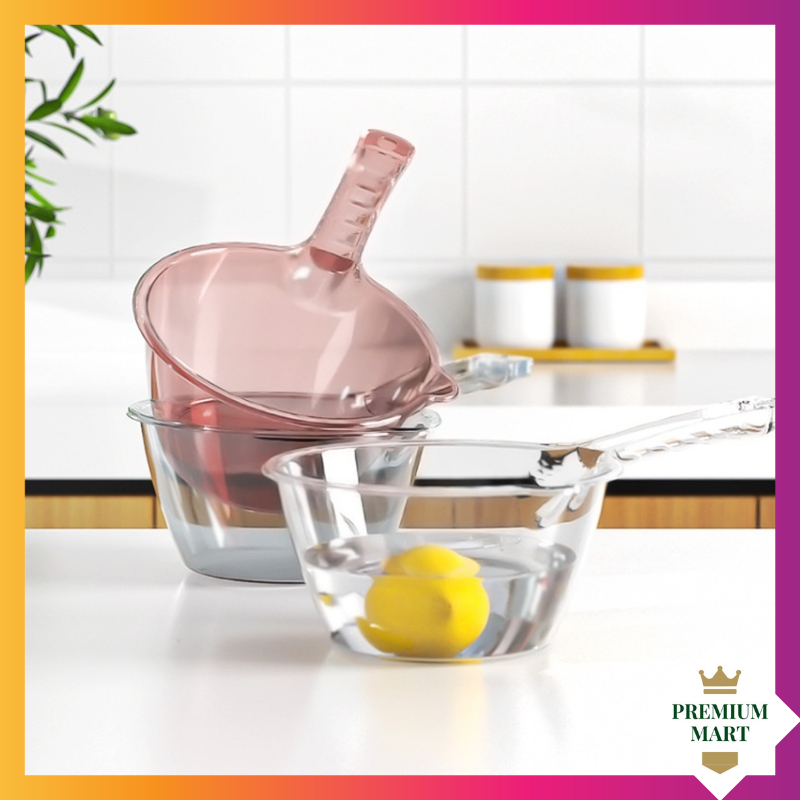 Thick Transparent Bath Dipper Toilet Dipper Multi-Purpose Water Dipper ...