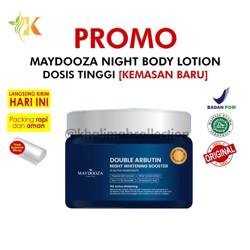 Maydooza DOUBLE ARBUTIN NIGHT WHITENING BOOSTER Body Lightening MAYDOZA ...