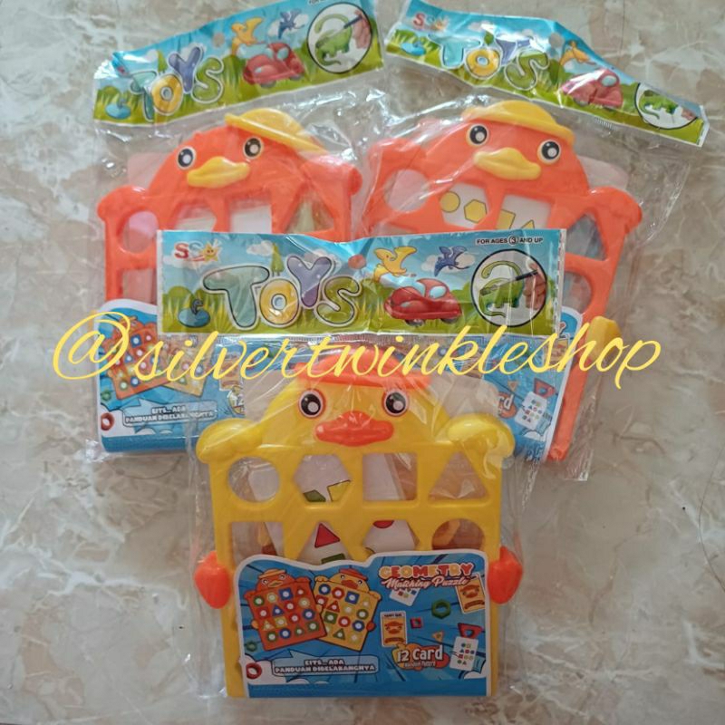 Children's Educational Toys board game matching geometry matching ...