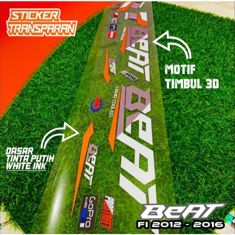 HITAM PUTIH MERAH Beat fi Transparent Striping 2012 2013 2014 2015 2016 ...