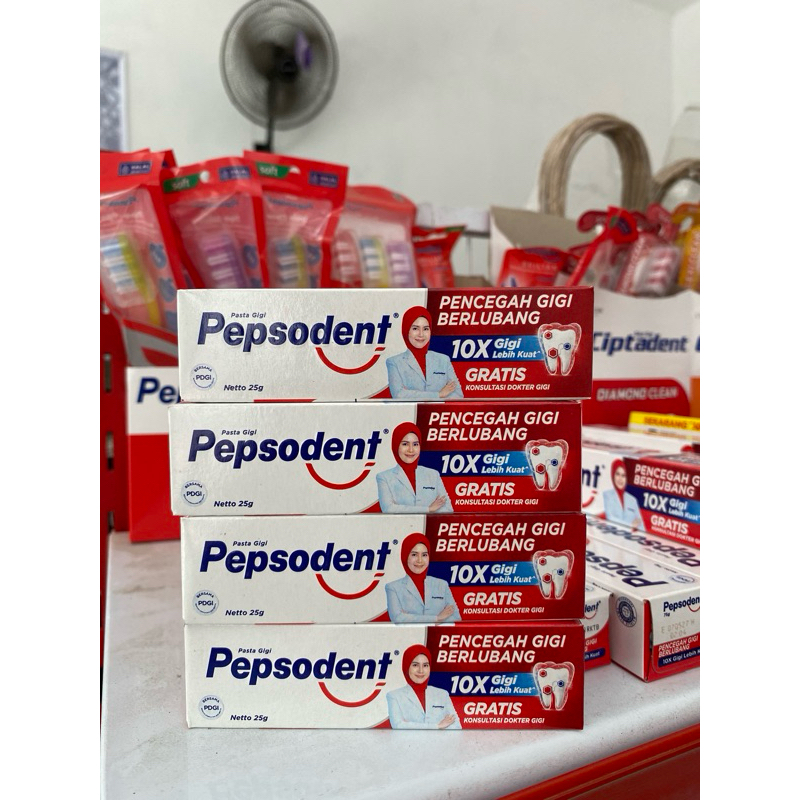 PUTIH MERAH Save Package (6 Contents) Pepsodent 75gr Pepsodent ...