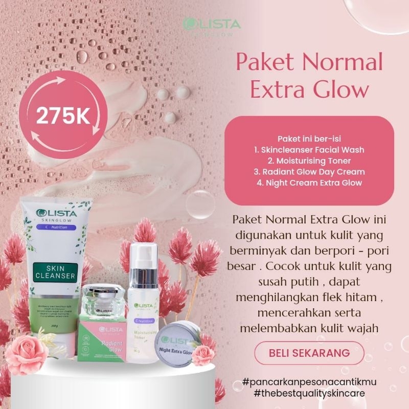 Normal dosting package/ Extra glow Colista Skin Care (SUPER GLOWING ...