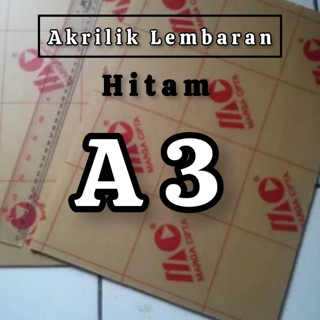 HITAM Glossy Black A3 Sheet Acrylic | Shopee Malaysia