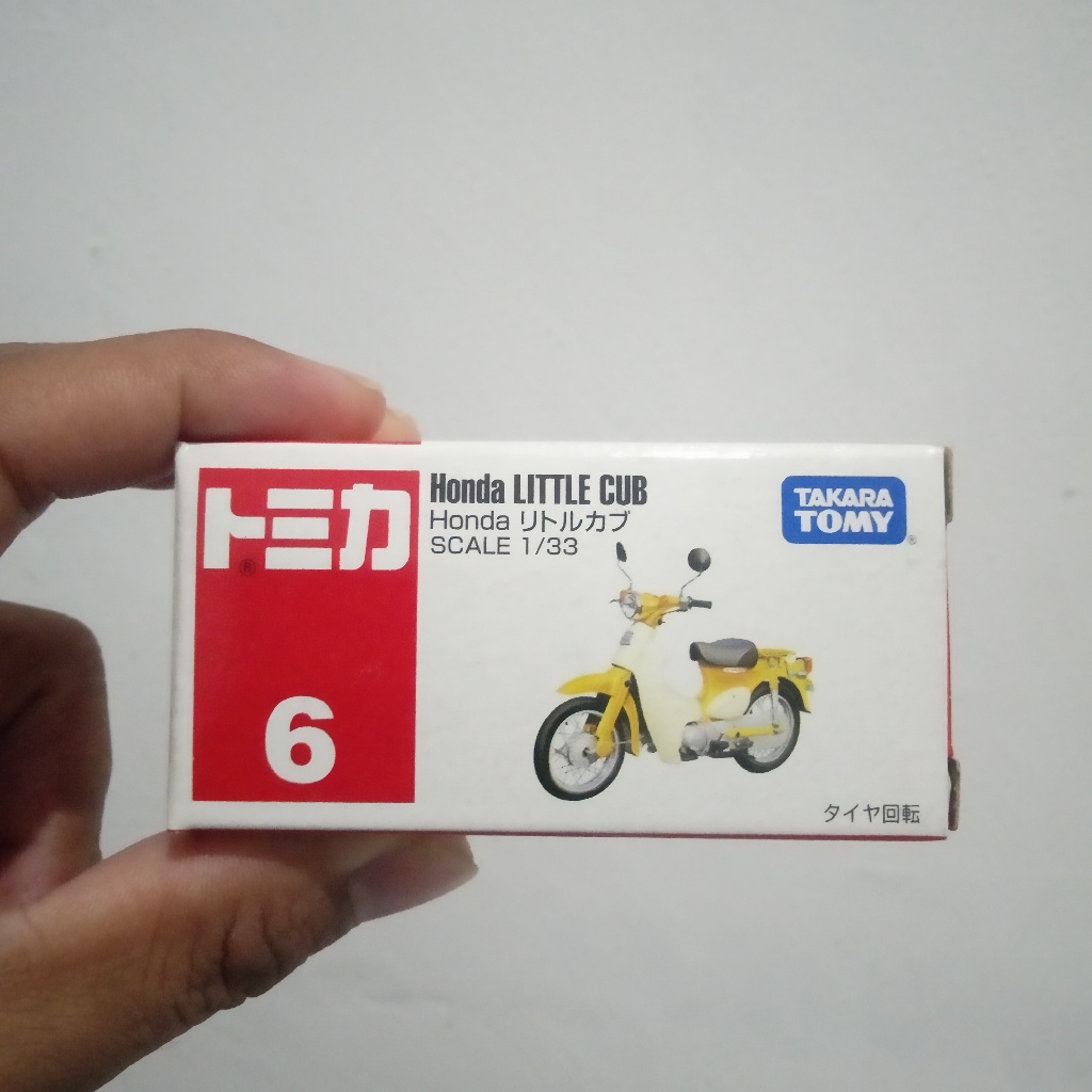 Tomica no 6 Honda Little Cub Yellow Takara Tomy Regular Diecast ...