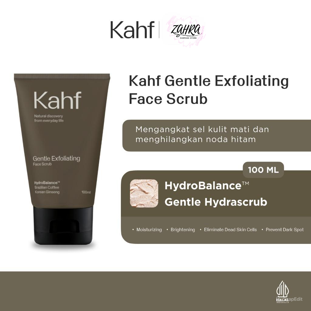 HITAM Kahf Gentle Exfoliating Face Scrub 100ml - Men's Facial Treatment ...