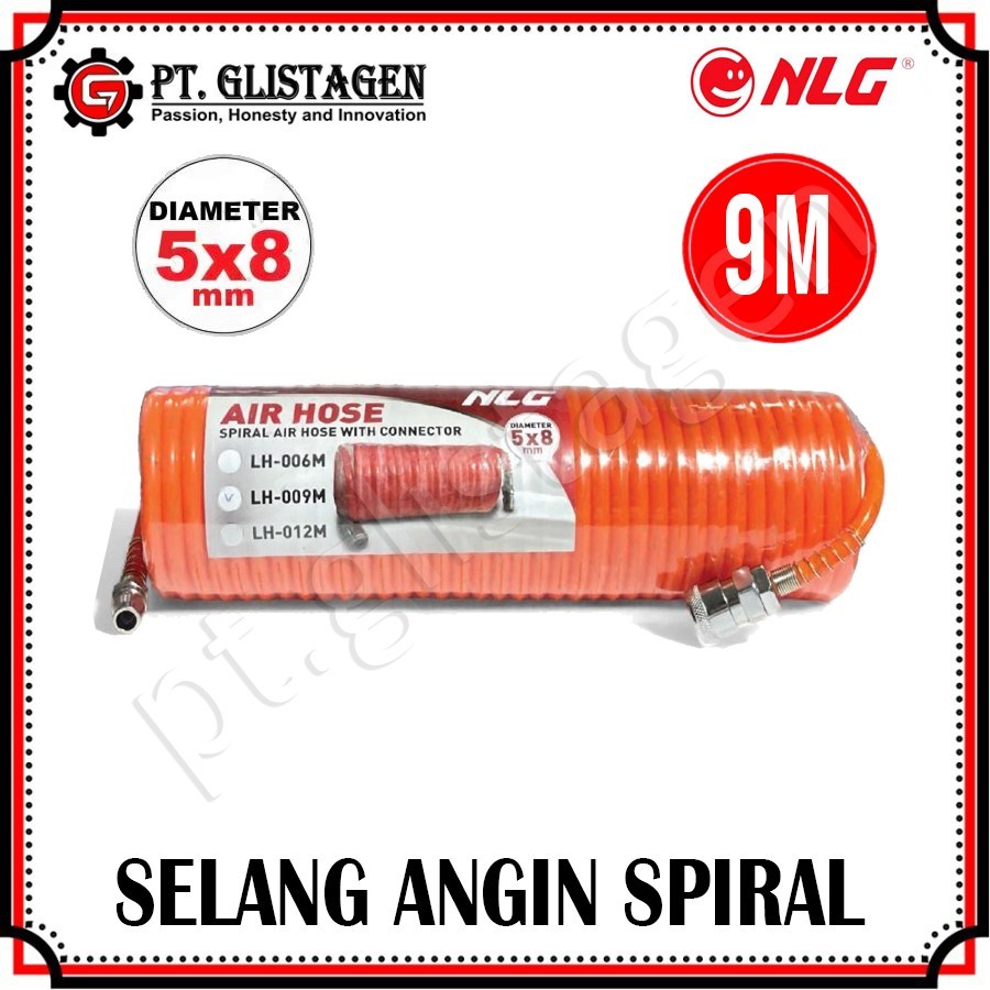 Air Compressor Recoil Hose Spiral Hose Compressor - 9Mtr | Shopee Malaysia