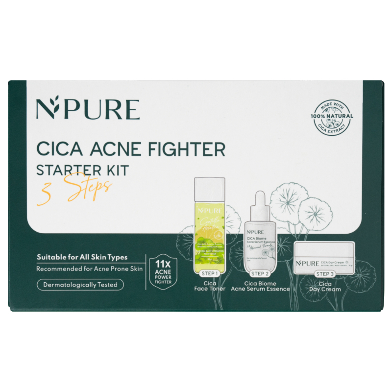 Npure Cica Acne Fighter Starter Kit | Shopee Malaysia