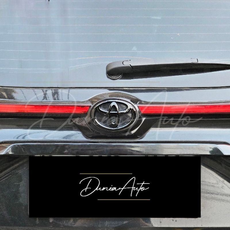 Deep Black Glossy Logo Emblem for Toyota All New Veloz 2022 - UP Rear ...