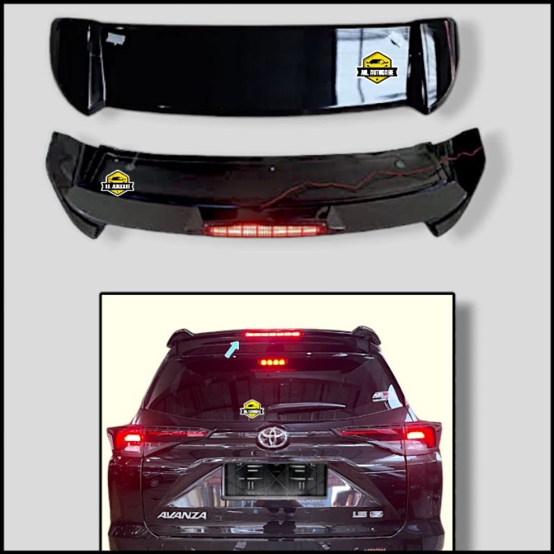 Avanza Xenia Veloz Spoiler with Brake Lights 2022 - 2024 | Shopee Malaysia