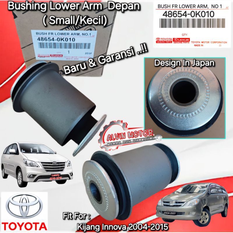 Bushing LOWER ARM Small Front And Bottom Wing INNOVA 2004-2015 DESIGN ...