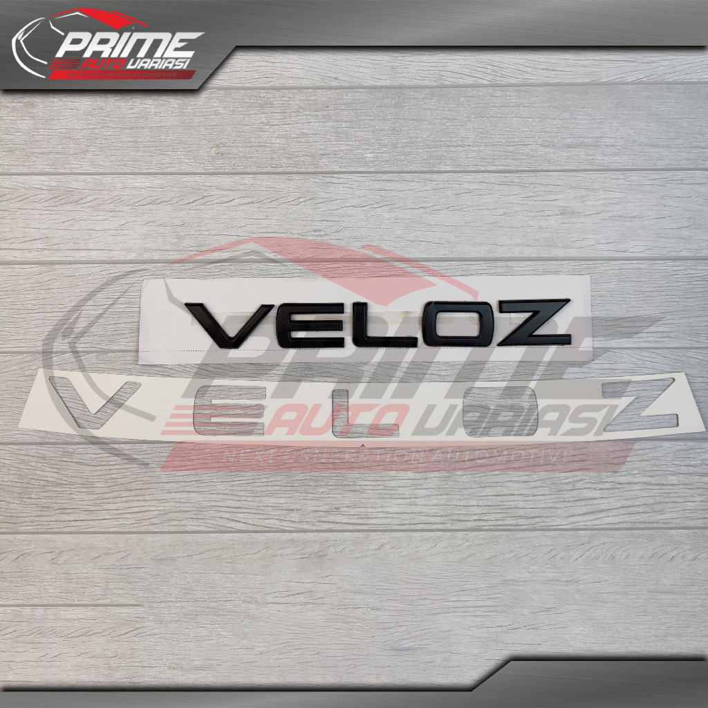 MESIN PREMIUM VELOZ 2022 Engine Hood Emblem - BLACK | Shopee Malaysia