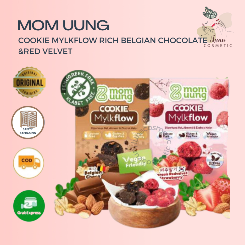 Mom UUNG COOKIE MYLKFLOW RICH BELGIAN CHOCOLATE | Momuung MYLKFLOW ...