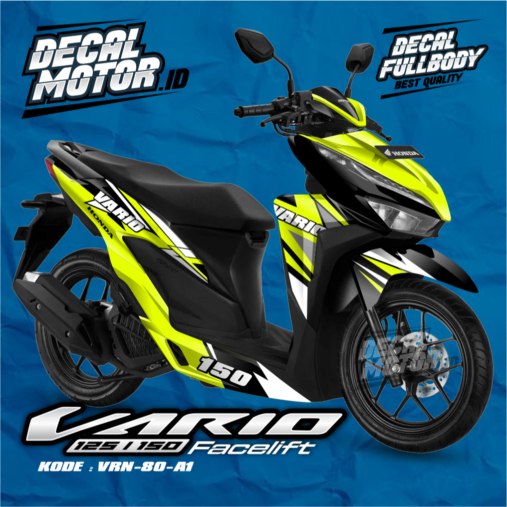 Fullbody Sticker Vario New 150 cc Fullblock Gen 1 New Facelift Latest ...