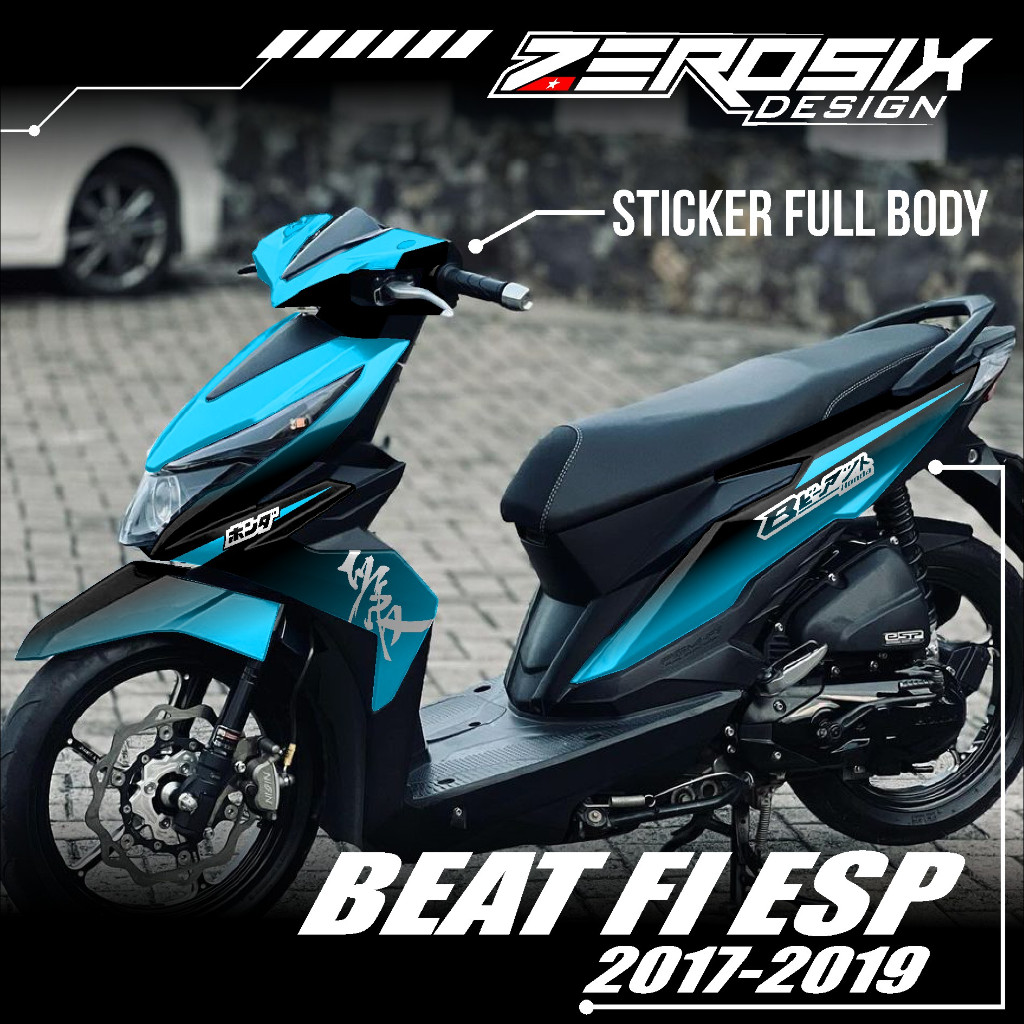 Sticker Decal Full Body Motorcycle Honda Beat ESP/STREET 2016 2017 2018 ...
