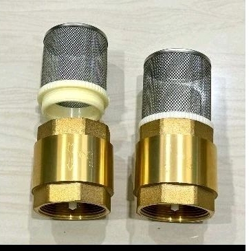 2" tusen brass foot valve + 2 inch filter 50mm brass foot valve ...