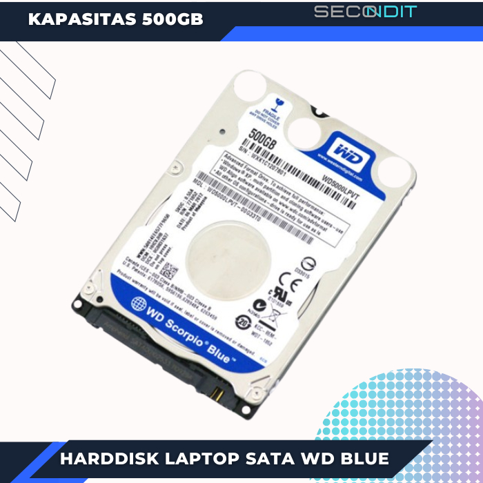 Wd 500GB SLIM LAPTOP HARD DISK 2.5 SATA HDD INTERNAL | Shopee Malaysia