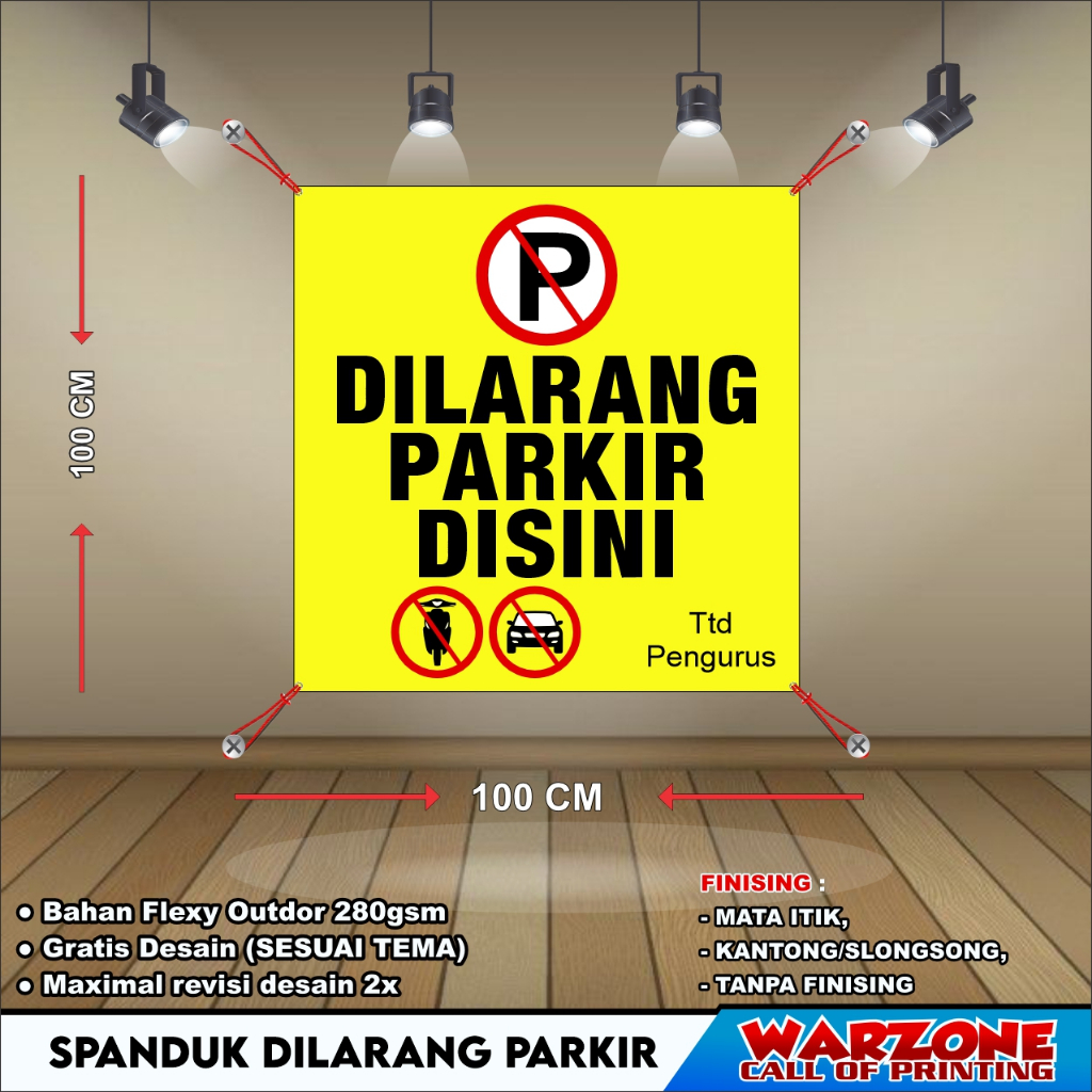 BANNER/MMT/BANNER IS A PARKING. CAN CUSTOM DESIGN | Shopee Malaysia