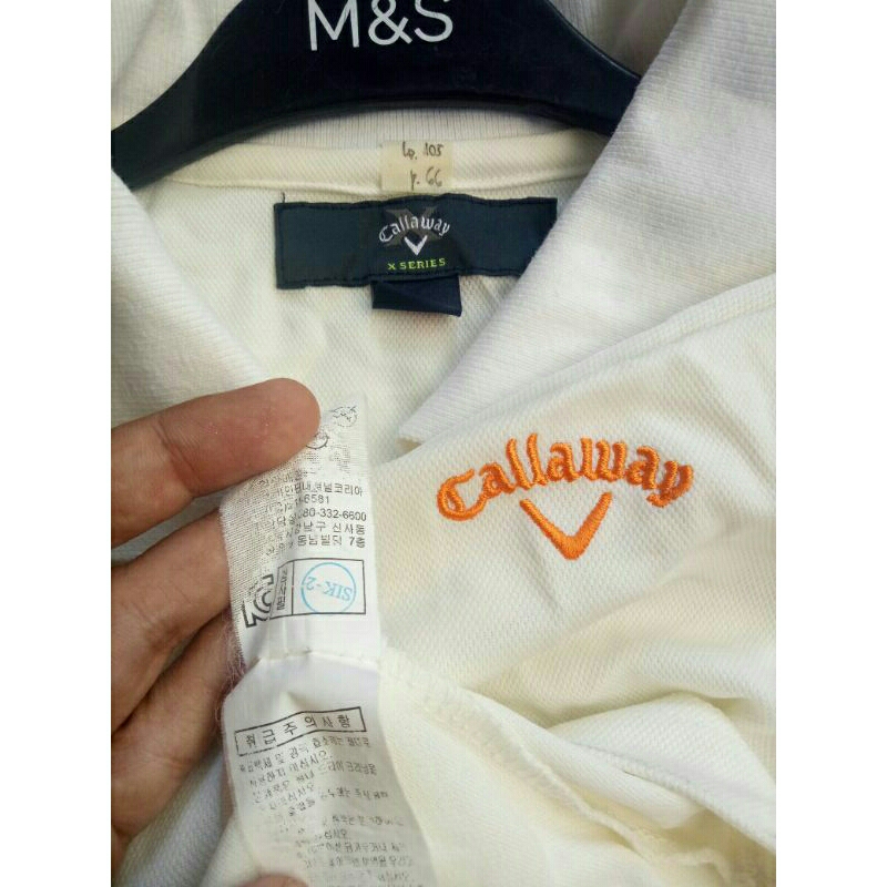 Callaway brand Sports polo Shirt size M logo Embroidery | Shopee Malaysia