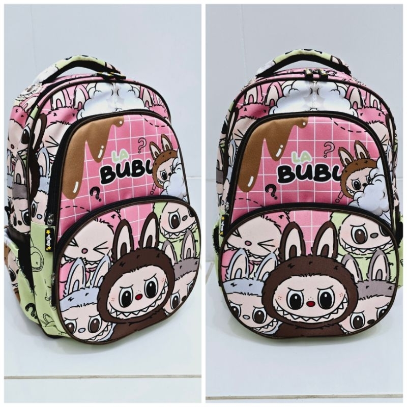 Labubu School Backpack 12" - 15" -18" PAUD TK SD | Shopee Malaysia