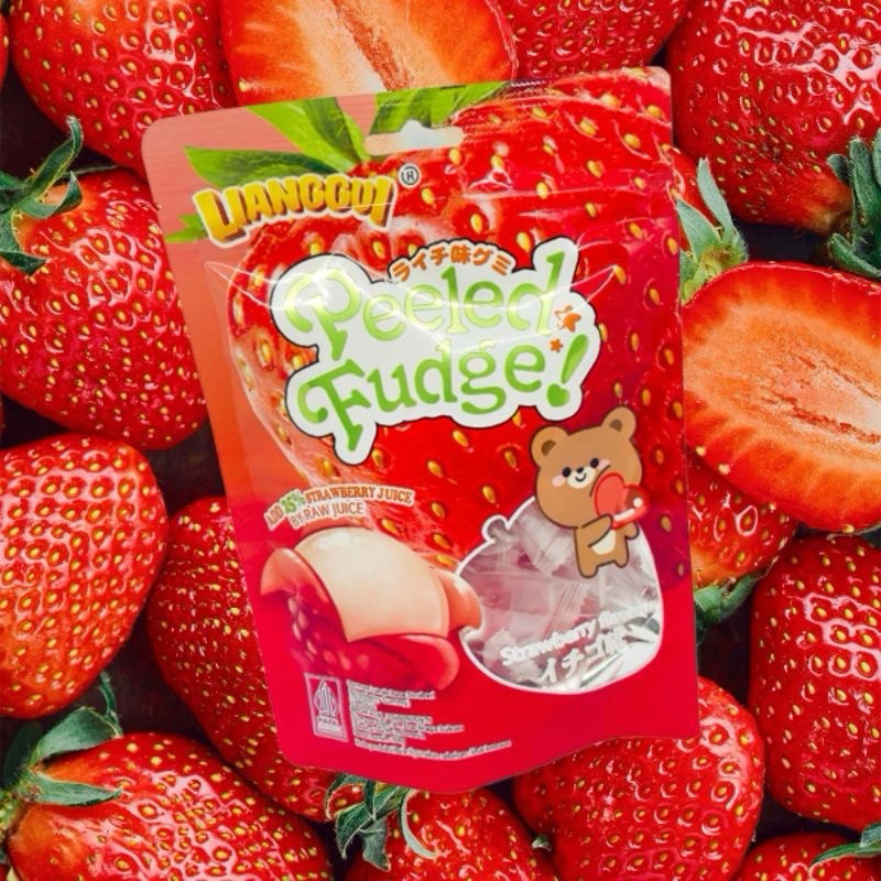 Strawberry peeled lianggui jelly candy (HALAL) | Shopee Malaysia