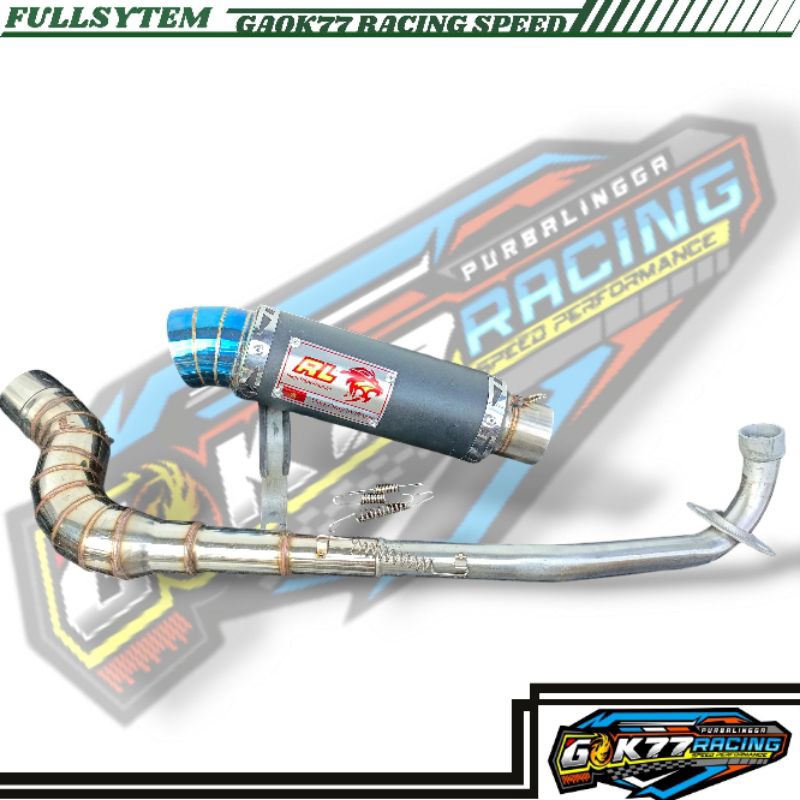 Redleo Canister Open Spec pipe 51mm for Wave 100 110 125 Xrm 100 110 ...