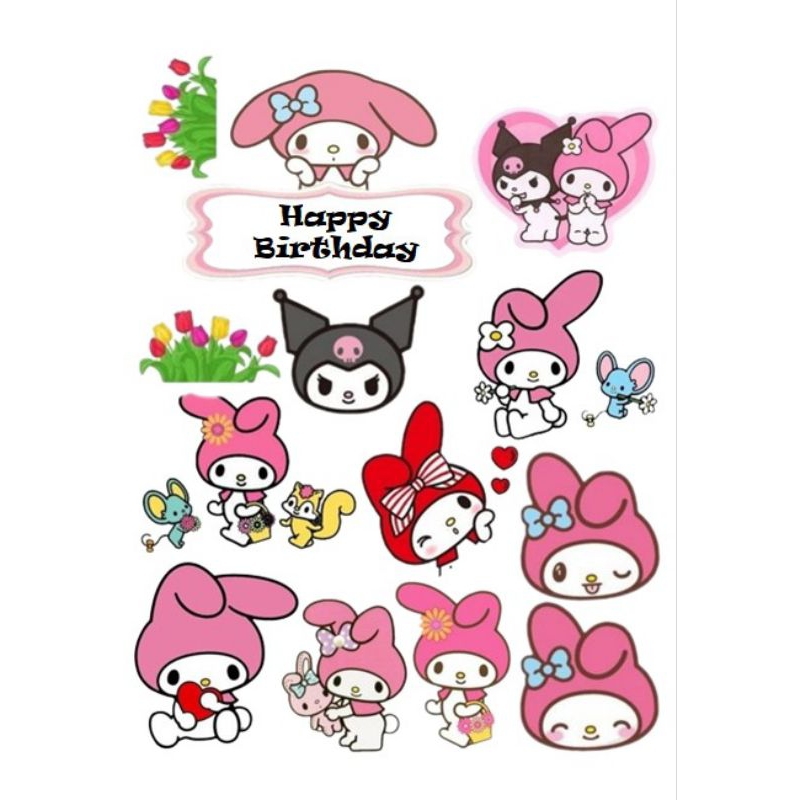 Custom Melody Theme Cake Topper/ Melody Birthday Topper | Shopee Malaysia