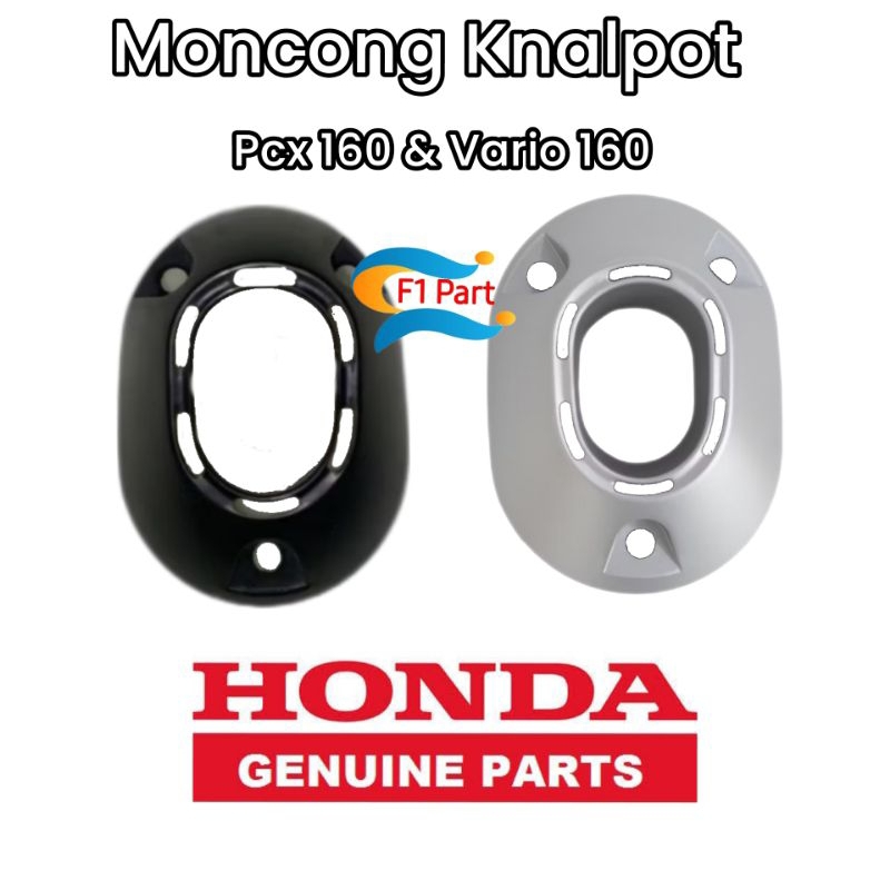 Exhaust Muzzle Cap Muffler Honda PCX New 160 K1Z pnp Vario 160 new Original Black Silver ...