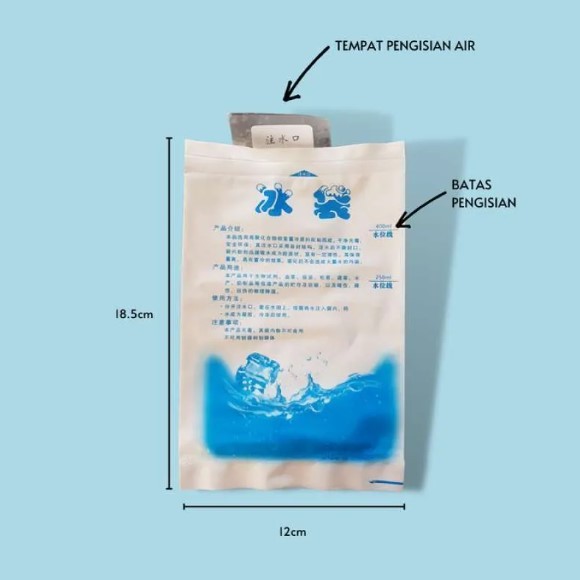 Ice GEL SHEETS DO NOT BE FROZEN Ice Pack Reuseable 400ml Ice Cooler Bag ...