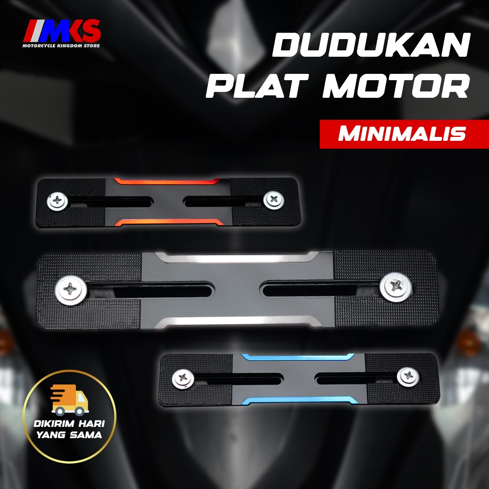 3-in-1 Motorcycle PLATE Holder FRAMELESS PLATE Motorcycle Number PLATE ...