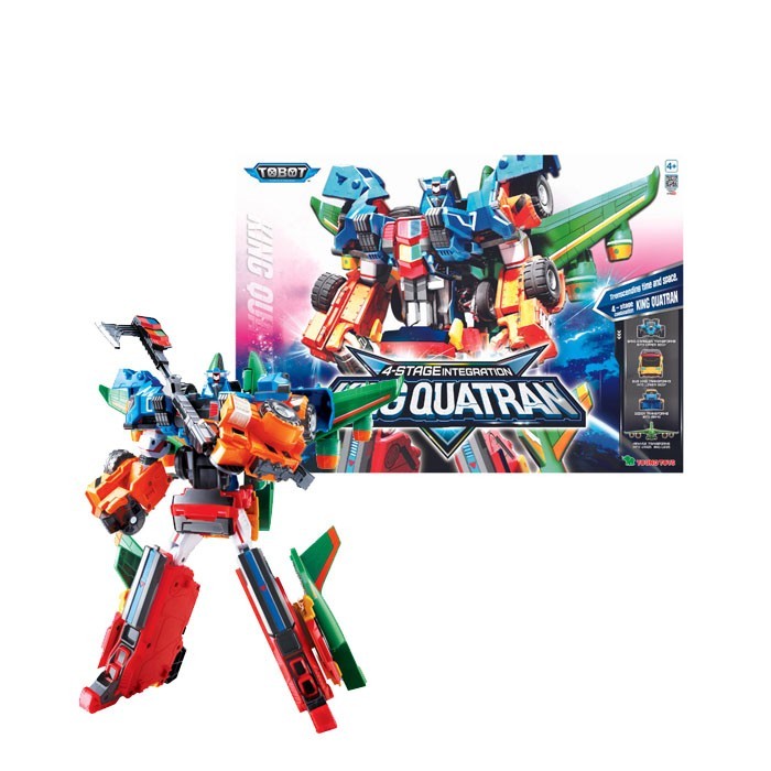Tobot Robot Galaxy Detectives King Quatran Action Figure | Shopee Malaysia