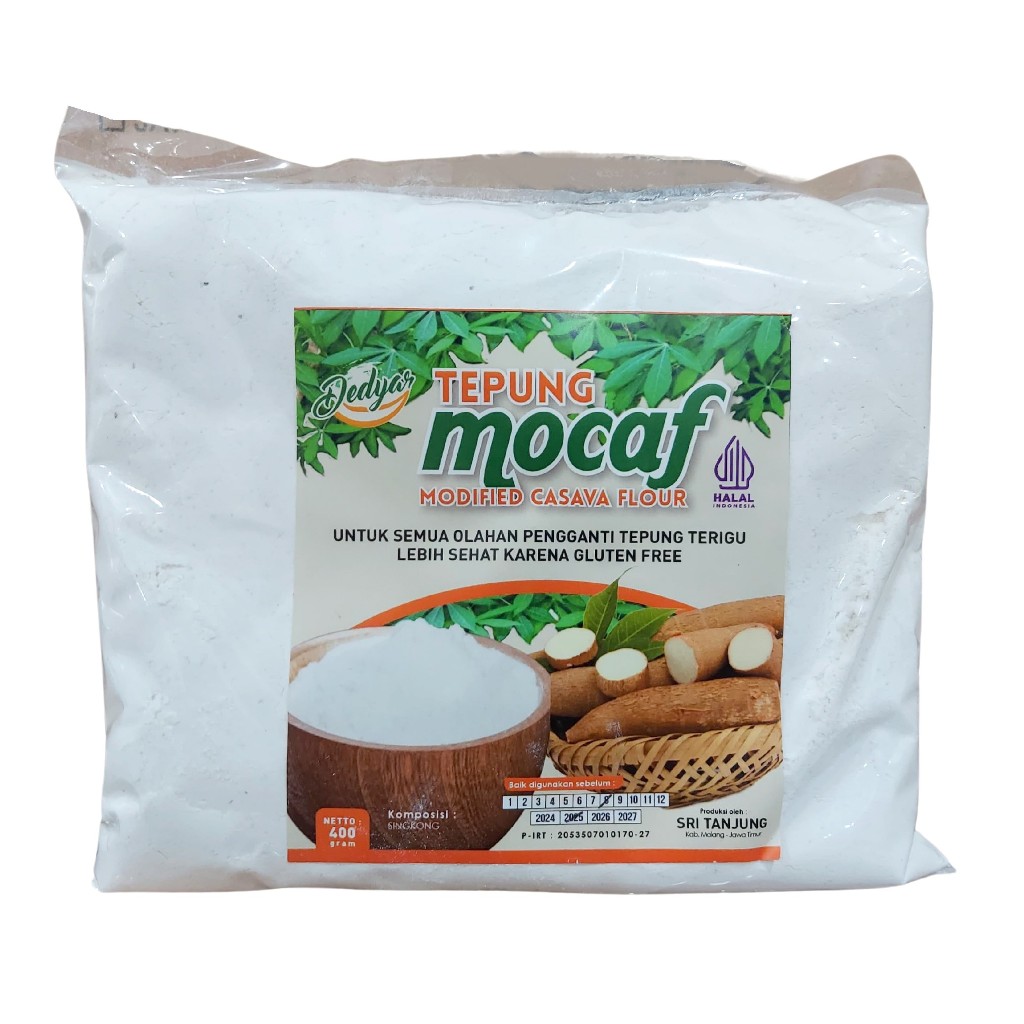 Mocaf Sri Tanjung Cassava Flour 400gr – Gluten Free Cassava Flour ...